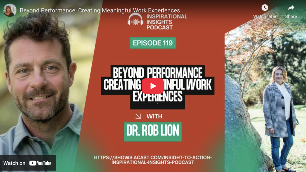 Rob joins Inspirational Insights for Adaptive Action with host Dawna ...